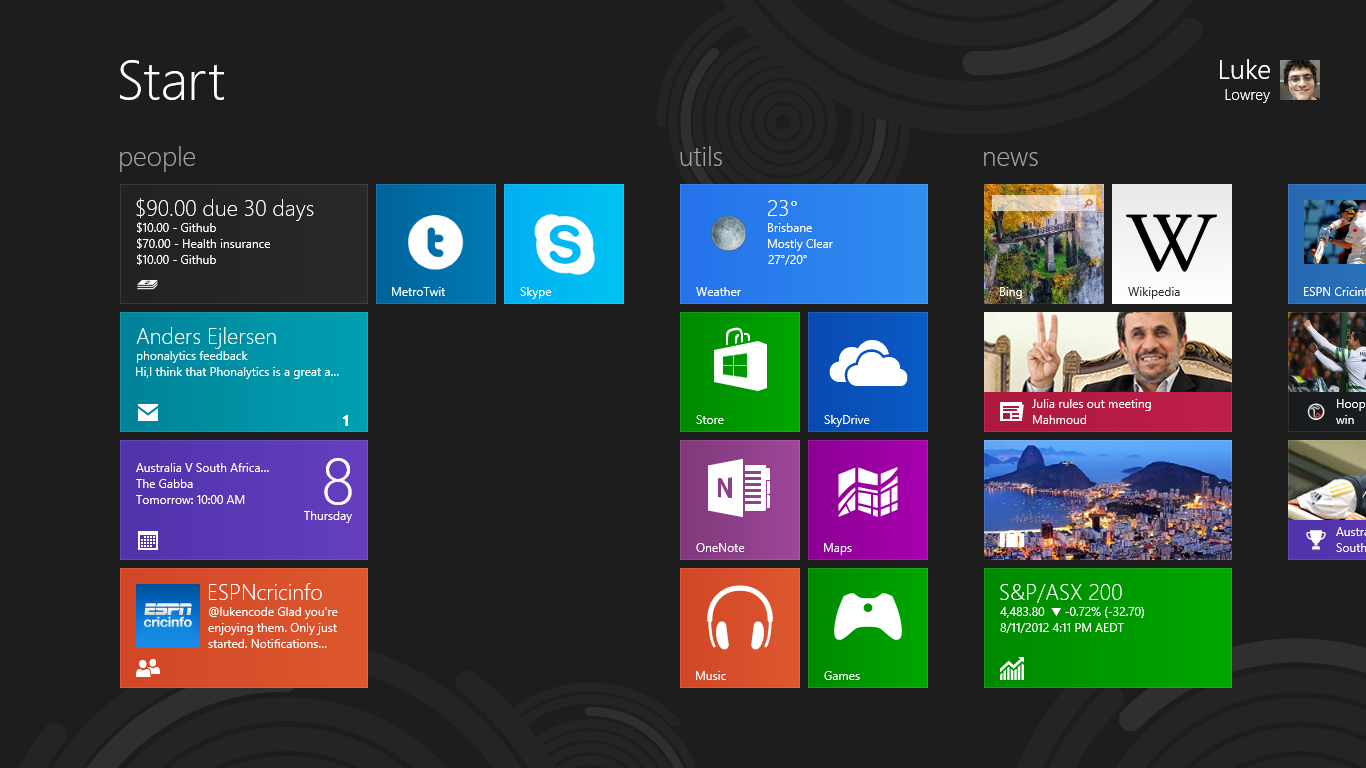 Billminder - Windows 8 App